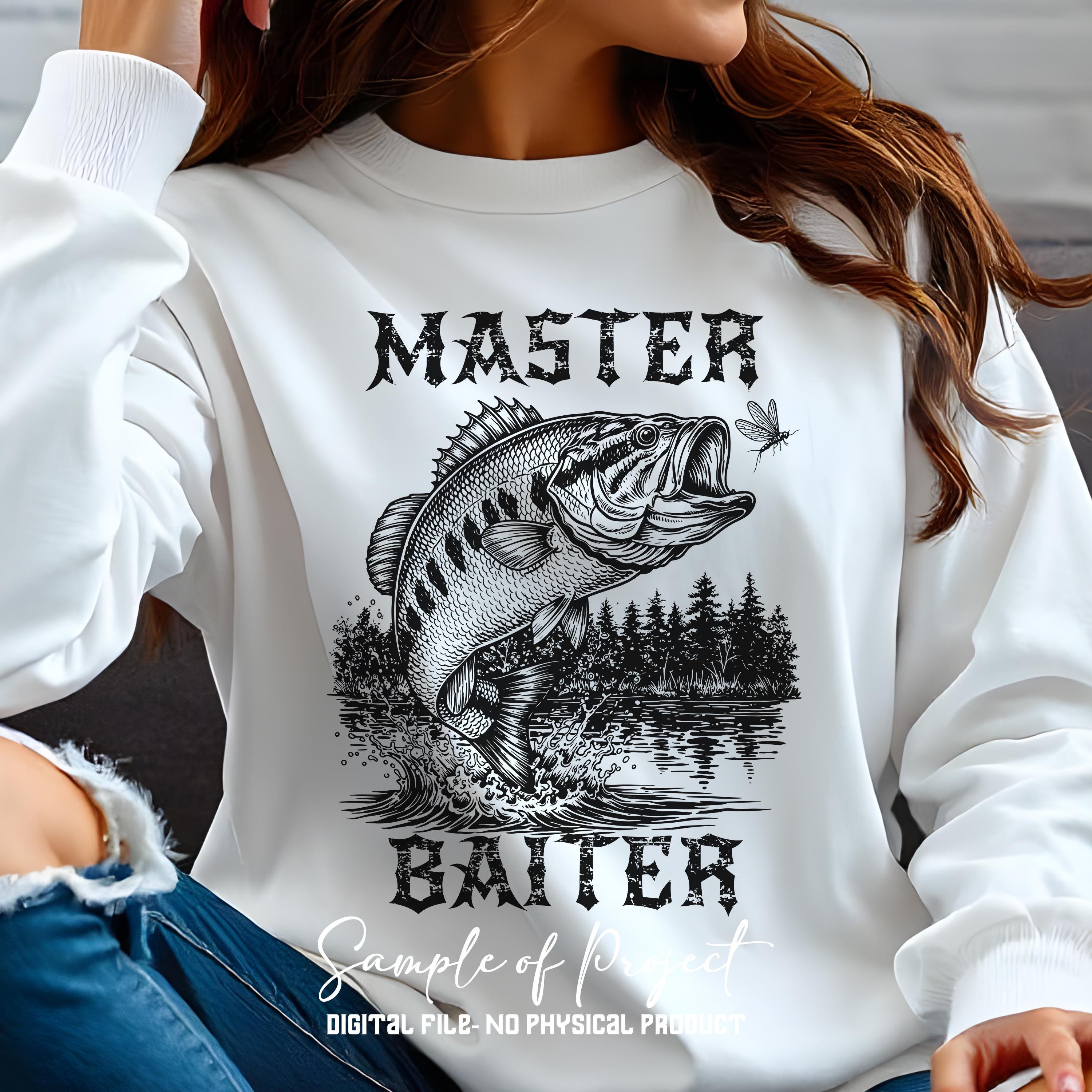 Master Baiter Fishing SVG & PNG | Fun Fishing Design for T-shirts ...