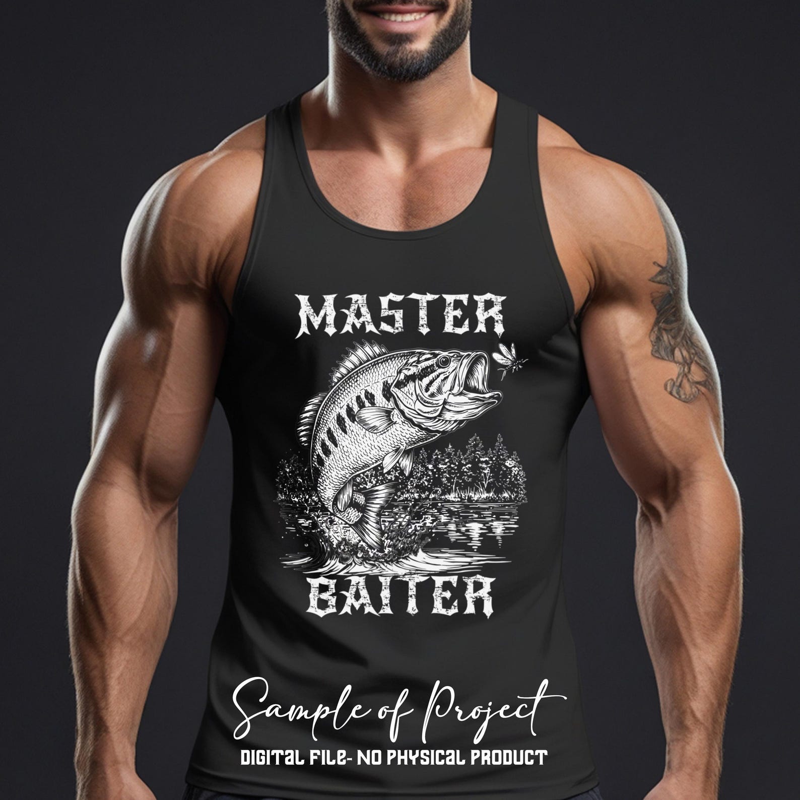 Master Baiter Fishing SVG & PNG | Fun Fishing Design for T-shirts ...