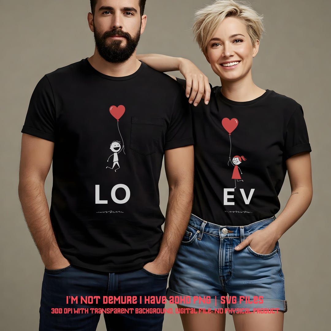 Couple & Family Valentine's Day Matching Shirts | SVG and PNG Files ...