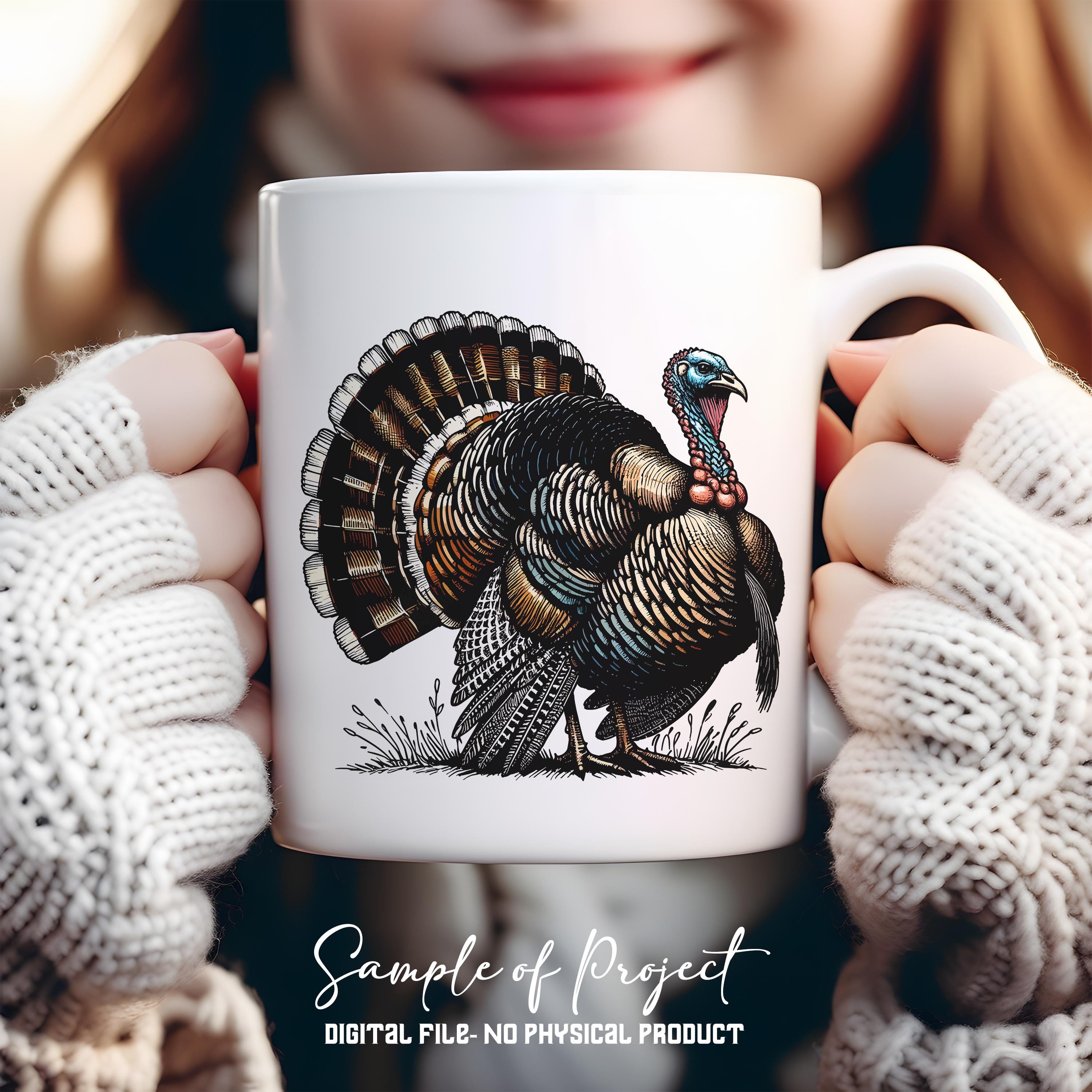 Wild Turkey, SVG PNG , Turkey Download , Thanksgiving Turkey , Farm Art ...