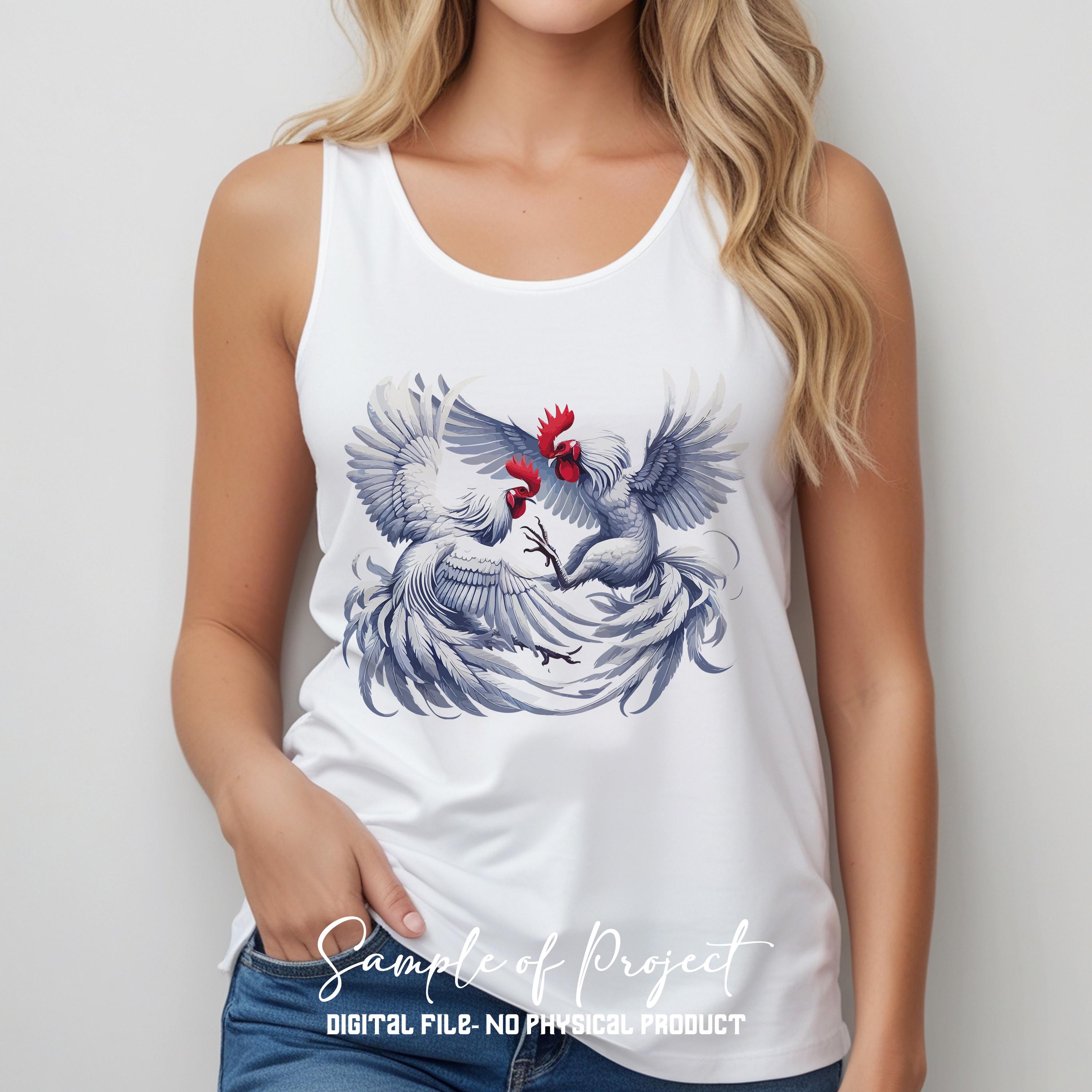 White Rooster Fighting Svg PNG Files, Angry Rooster Svg, Strong Chicken Png, Cockpit Clipart ...