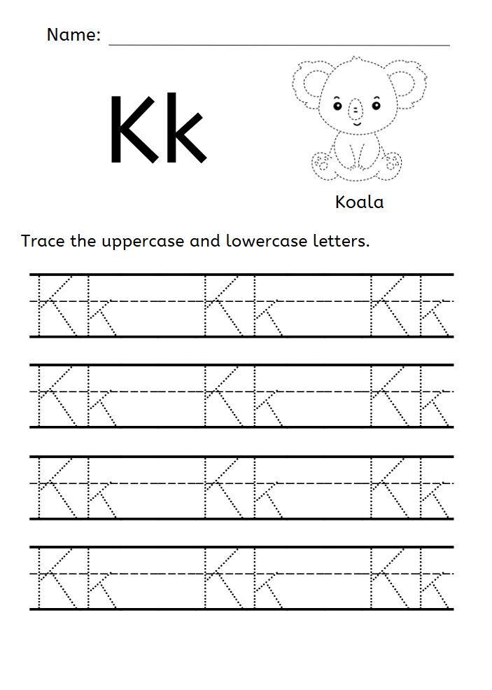 26 Printable Trace-the-alphabet Worksheets: Ideal for Preschool and ...