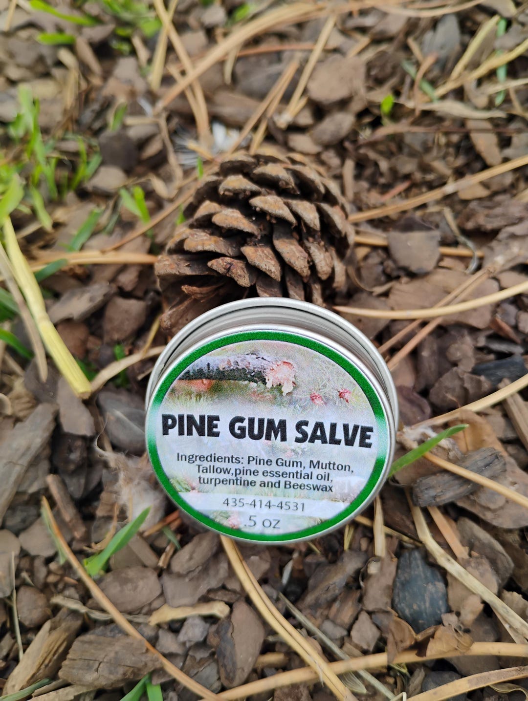 Pine Resin Salve-pine Gum Healing Salve-traditional Herbal Skin Balm ...