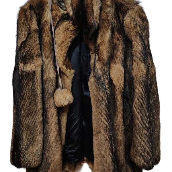 Red Fox Fur Coat - Etsy