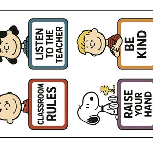 Peanuts™ & Snoopy Classroom Decor Bundle - Etsy