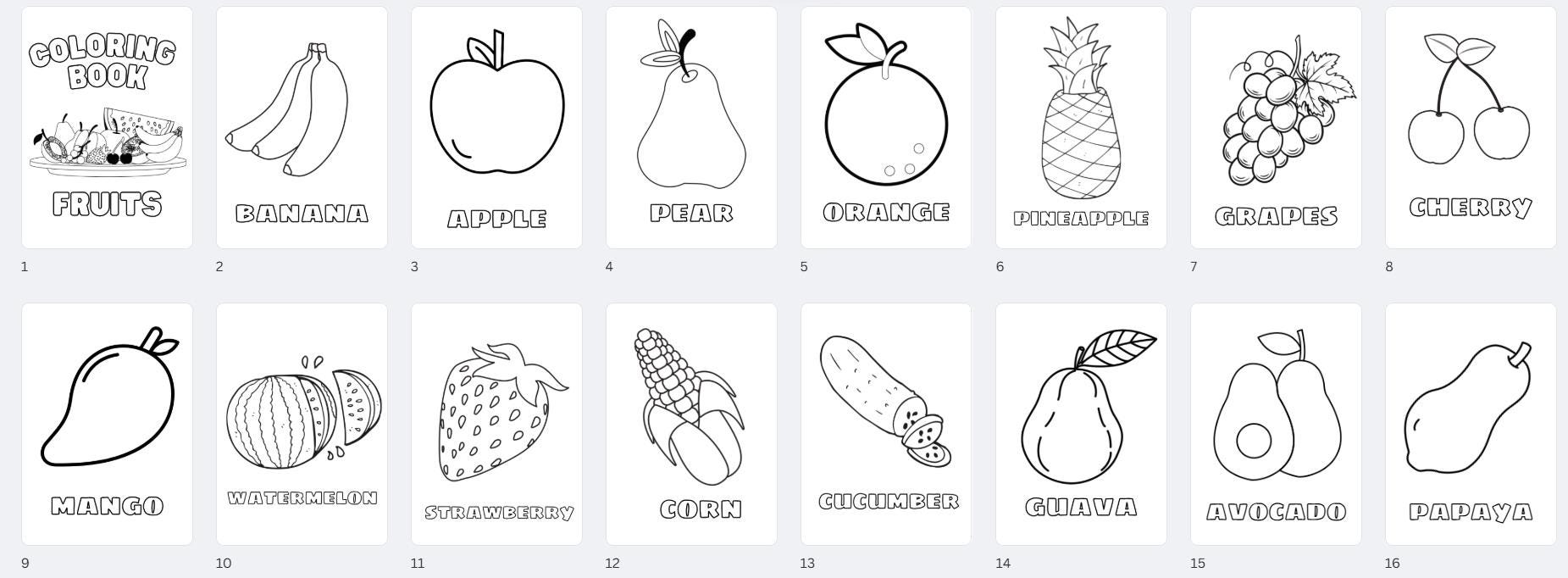 Fruits & Vegetables Flashcards: Montessori Homeschool Printable (PDF ...
