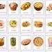 100 Foods & Snacks Flashcards: Montessori Nutrition Cards (printable ...