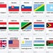 World Flags Flashcards: Geography Learning Cards (digital Download) - Etsy