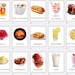100 Foods & Snacks Flashcards: Montessori Nutrition Cards (printable ...