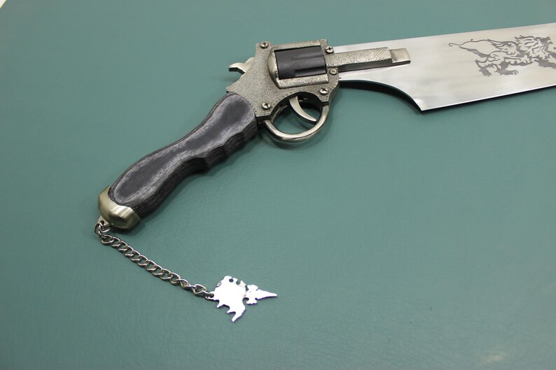Fantasy Functional Gunblade Revolver Sword Replica Gunblade Sword ...