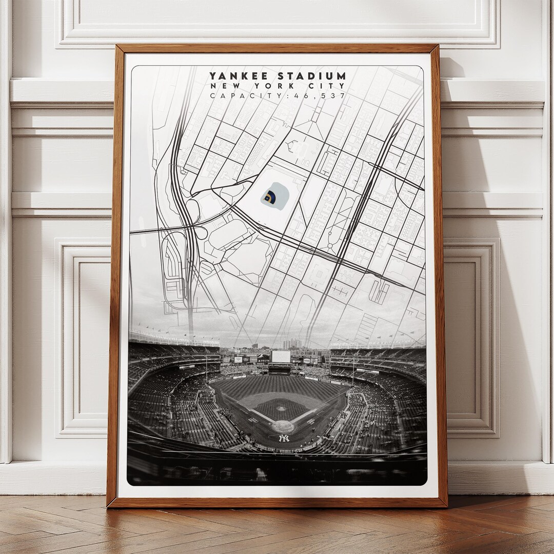 Yankee Stadium Art Print: Modern Urban Design (digital Download) - Etsy