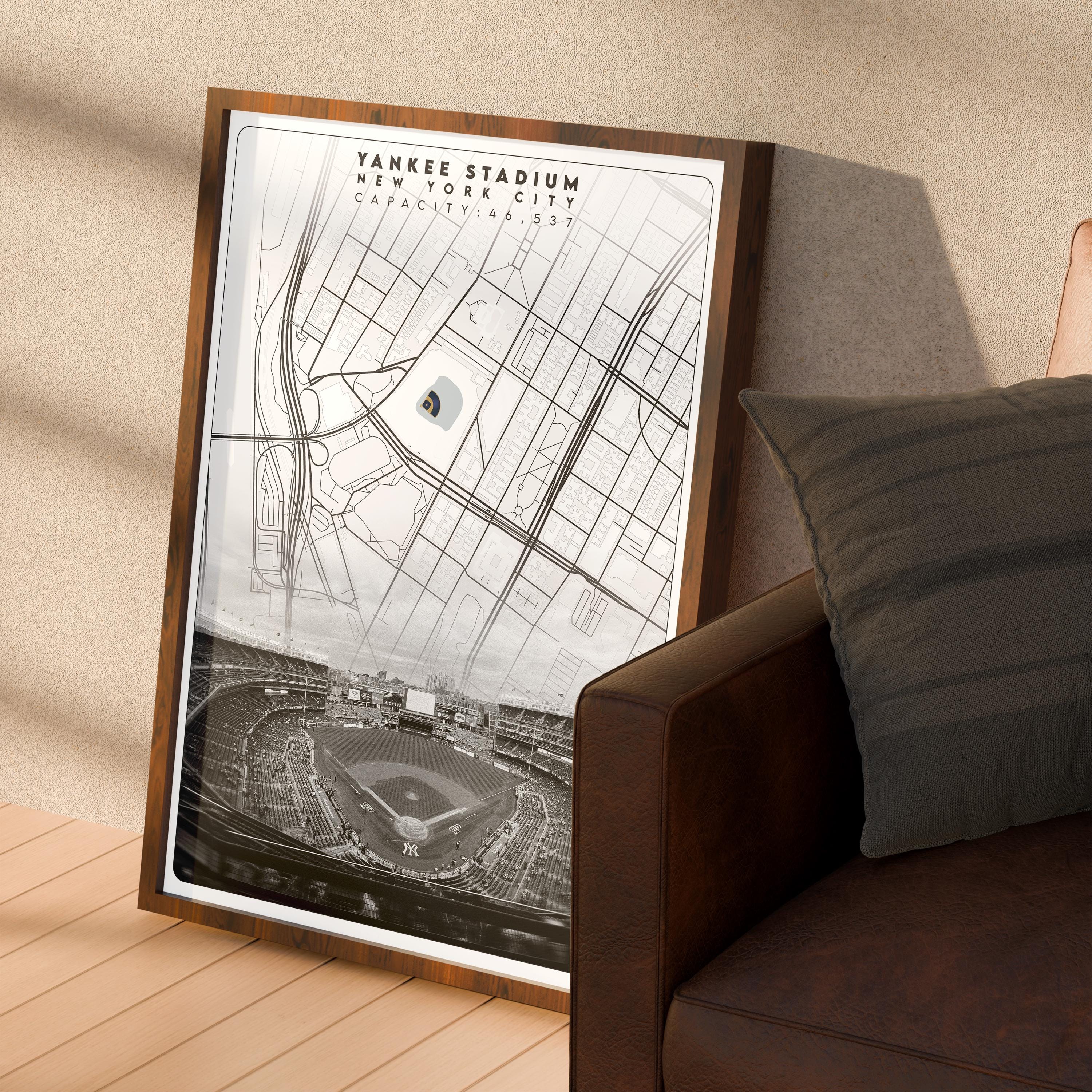 Yankee Stadium Art Print: Modern Urban Design (digital Download) - Etsy