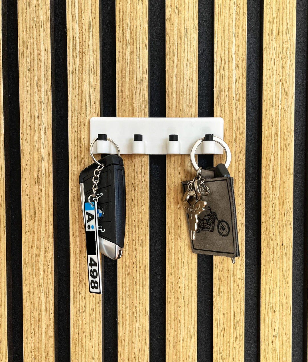 3D Printed Key Holder for Acoustic Panels | Key Hook Without Drilling ...