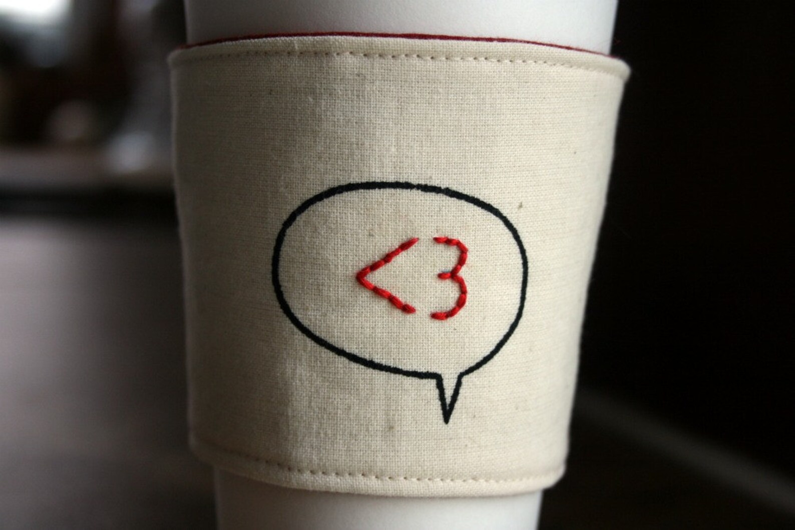 I Heart You Cup Cozy - Etsy