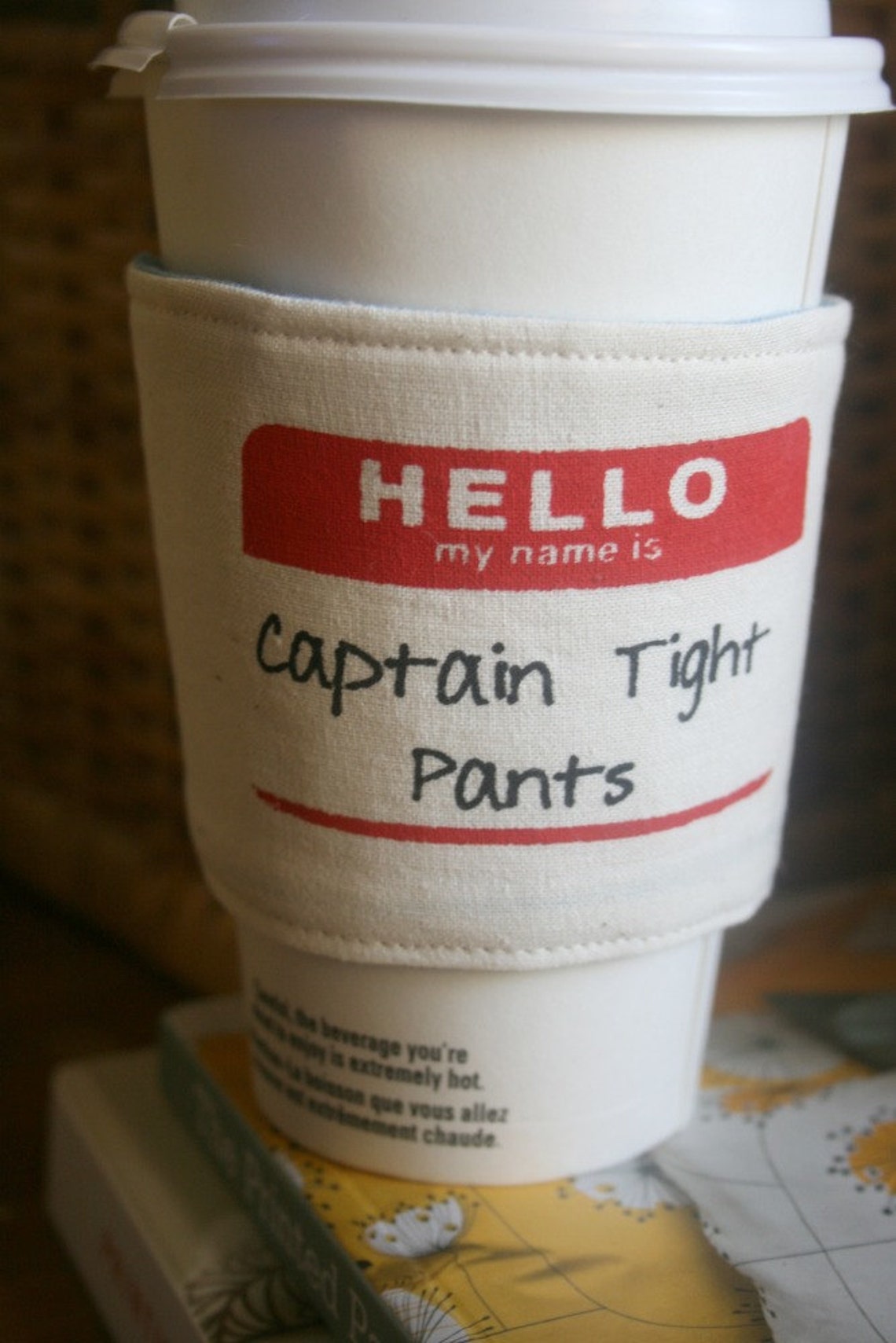 Captain Tight Pants Cup Cozy - Etsy