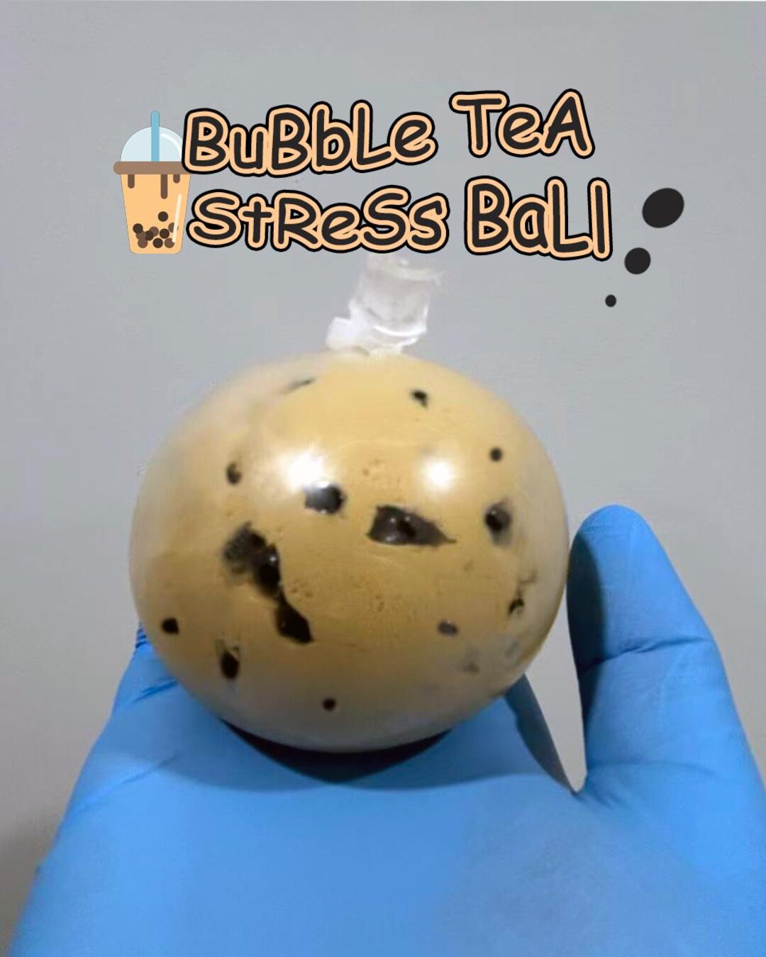 Handmade Boba Tea Stress Ball: Sensory Fidget Toy - Etsy