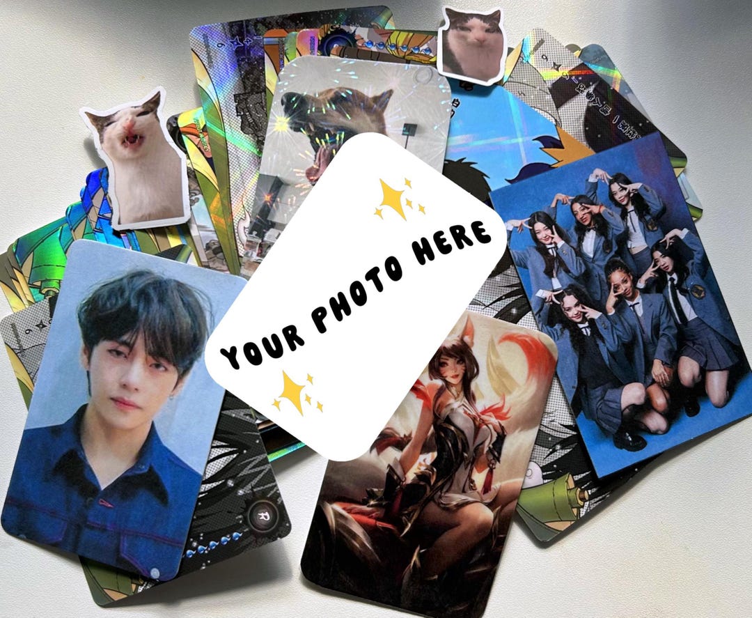 Holo Photocards/ Custom Photocards/300gsm/ Personalized - Etsy