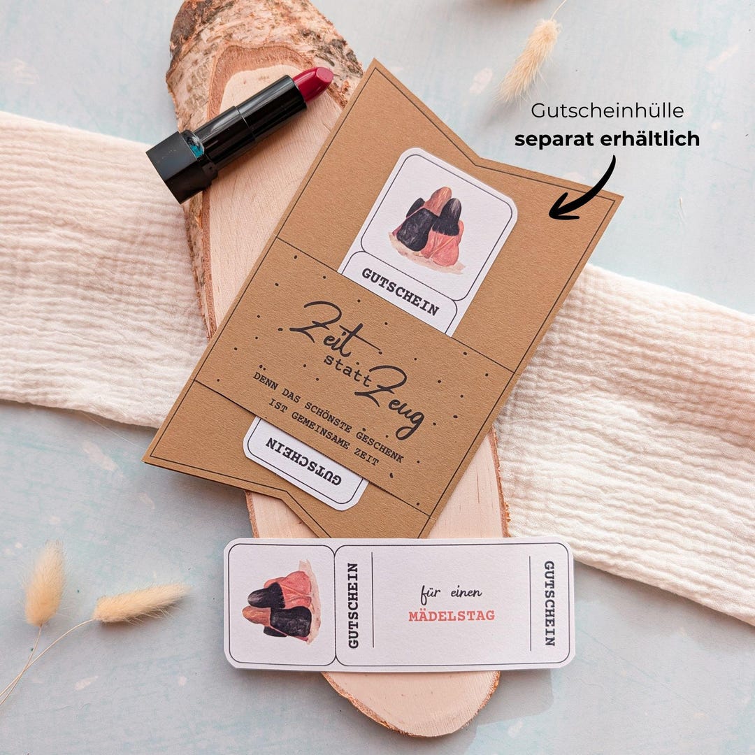 Girls' Day Voucher Print Template - Etsy