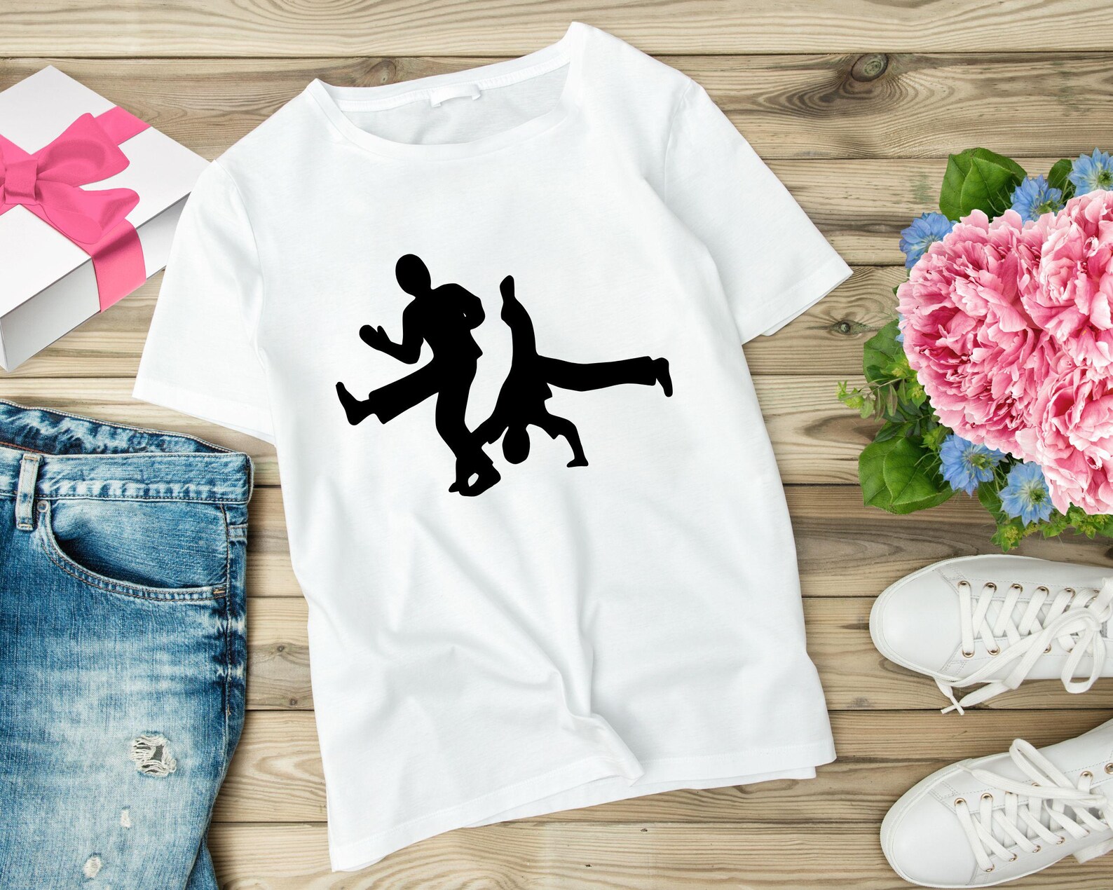Dance Silhouette SVG Bundle: Dancing Clipart, Cut Files (digital ...