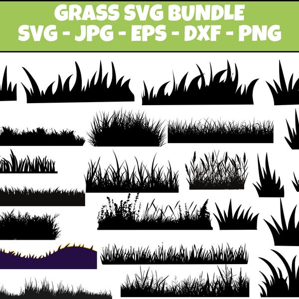 Grass Svg - Etsy
