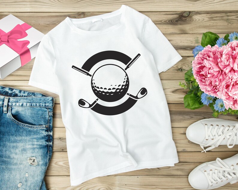 Golf SVG Bundle: Clipart, Split Monogram, Name Frame (digital Download ...