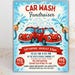 Car Wash Fundraiser Flyer Template: School PTO PTA Event (digital ...