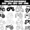 Tractor SVG Bundle: Farm Life Clipart (digital Files) - Etsy