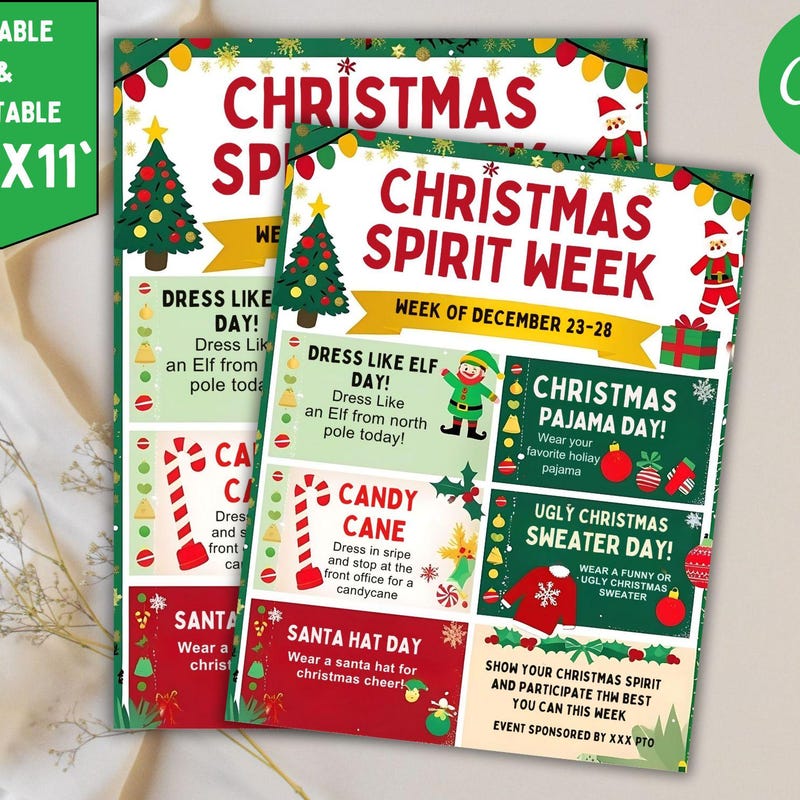 7 Week Schedule Template - Etsy