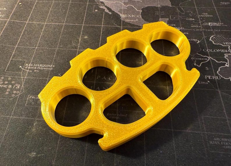 STL 3D Print File Cosplay/prop Brass Knuckles, Knuckle Dusters. 3D ...
