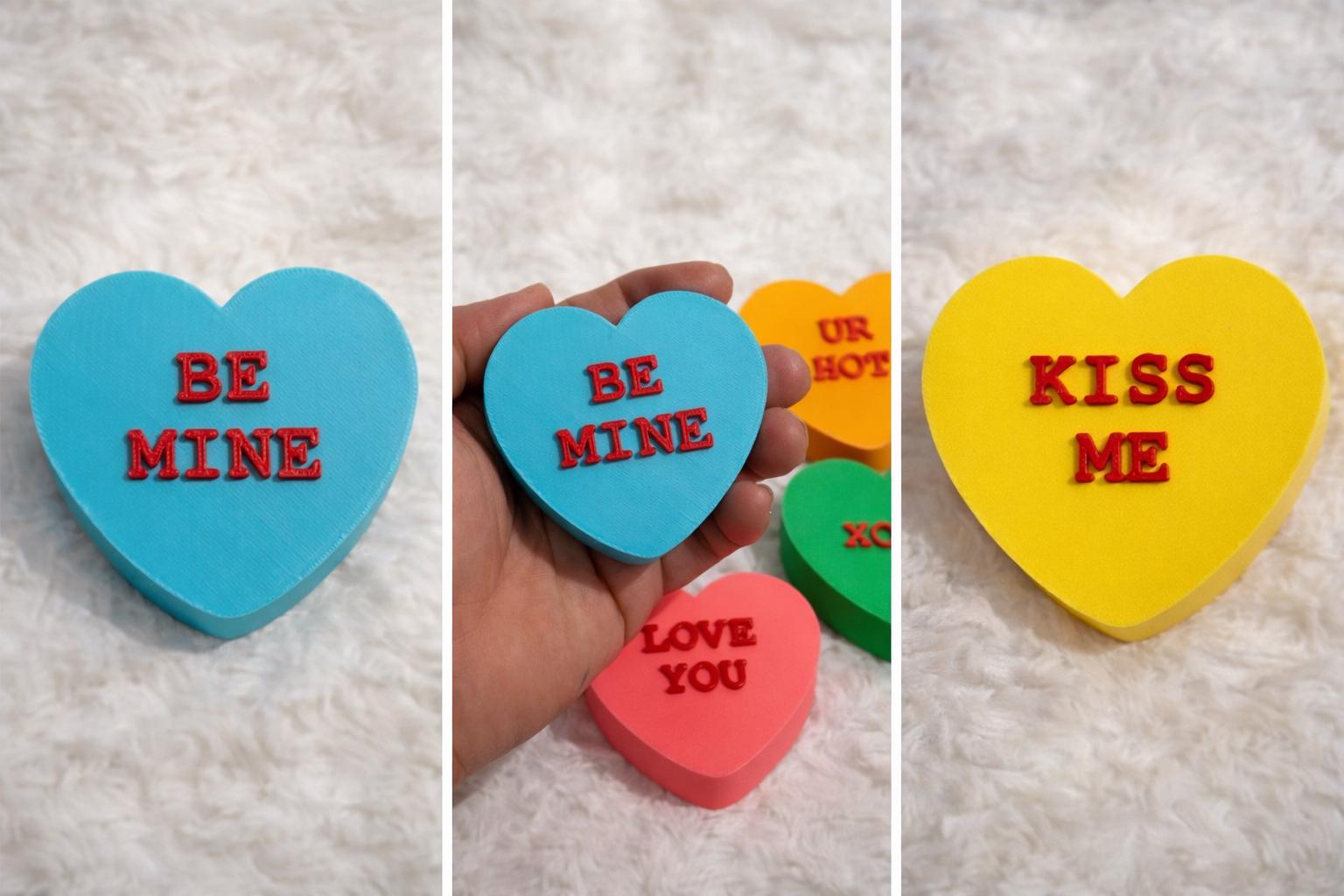 Large Conversation Hearts Custom Text, Classic or Personal Phrases ...