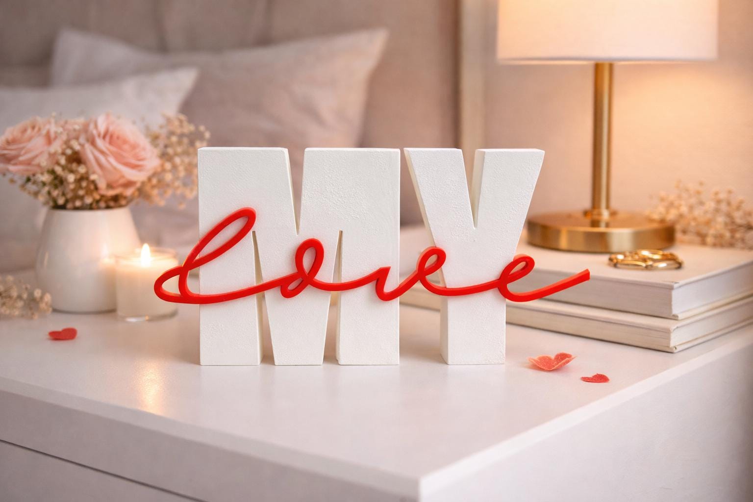 My Love Sign – Romantic Shelf Decor, Valentine’s Day Gift, Romance ...