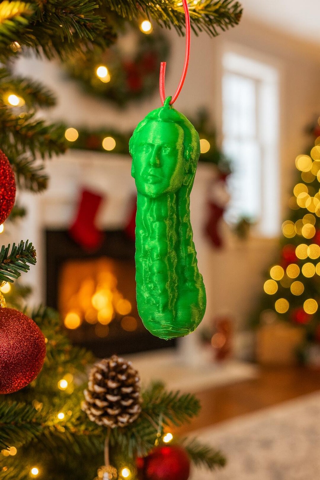 Picolas Cage (pickolas, Picholas, Pickle Nick) Christmas Tree Ornament ...
