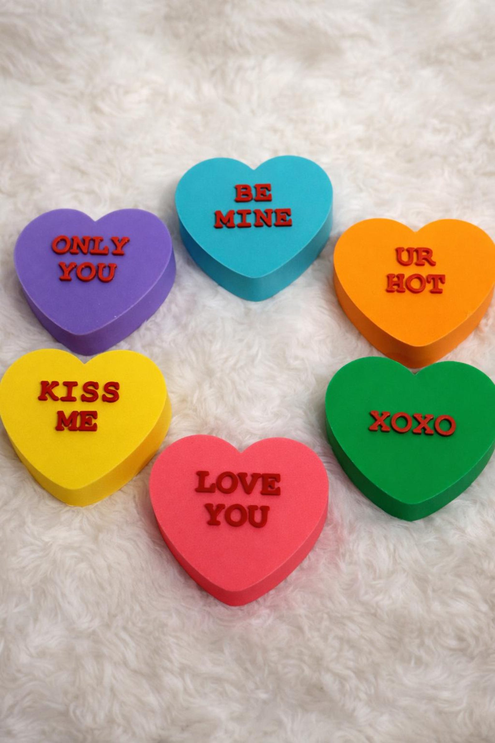 Large Conversation Hearts Custom Text, Classic or Personal Phrases ...