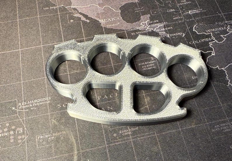 STL 3D Print File Cosplay/prop Brass Knuckles, Knuckle Dusters. 3D ...