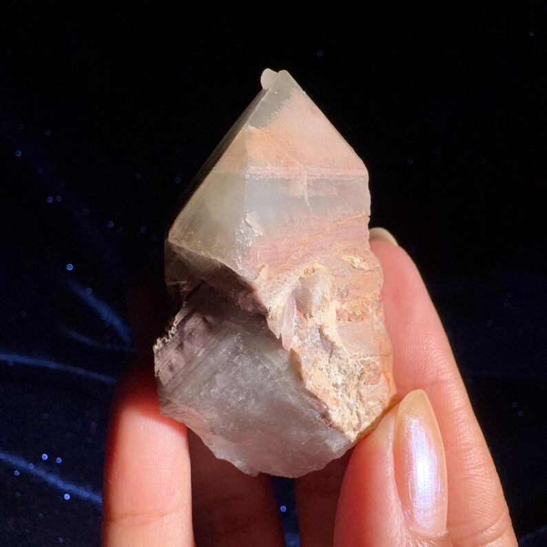 RARE Dream Meadow Quartz-green & Pink Phantom Quartz Crystal, Earth and ...