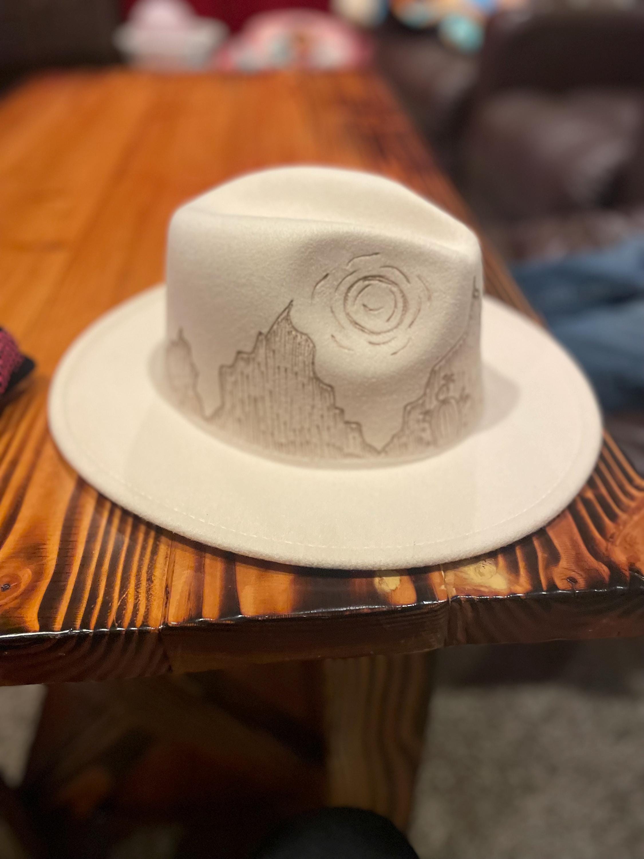 Custom Design Burned Hats - Etsy