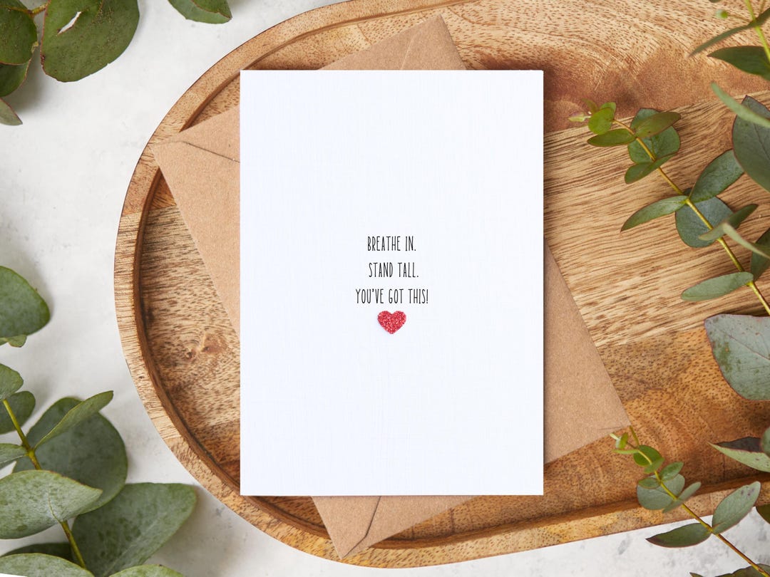 Breathe In. Stand Tall. You've Got This – Handmade Motivational ...