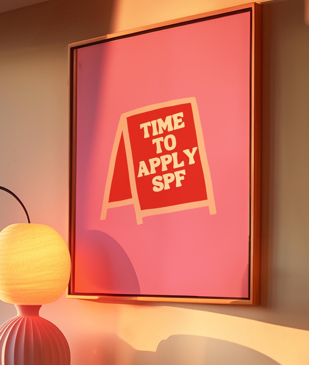 SPF Poster Sunscreen Print Skincare Wall Art Esthetician Print ...