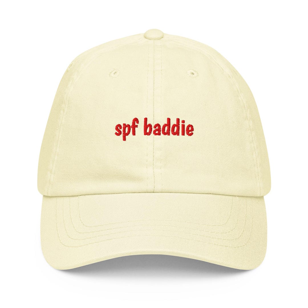 SPF Baddie Embroidered Cap: Esthetician Skincare Hat - Etsy