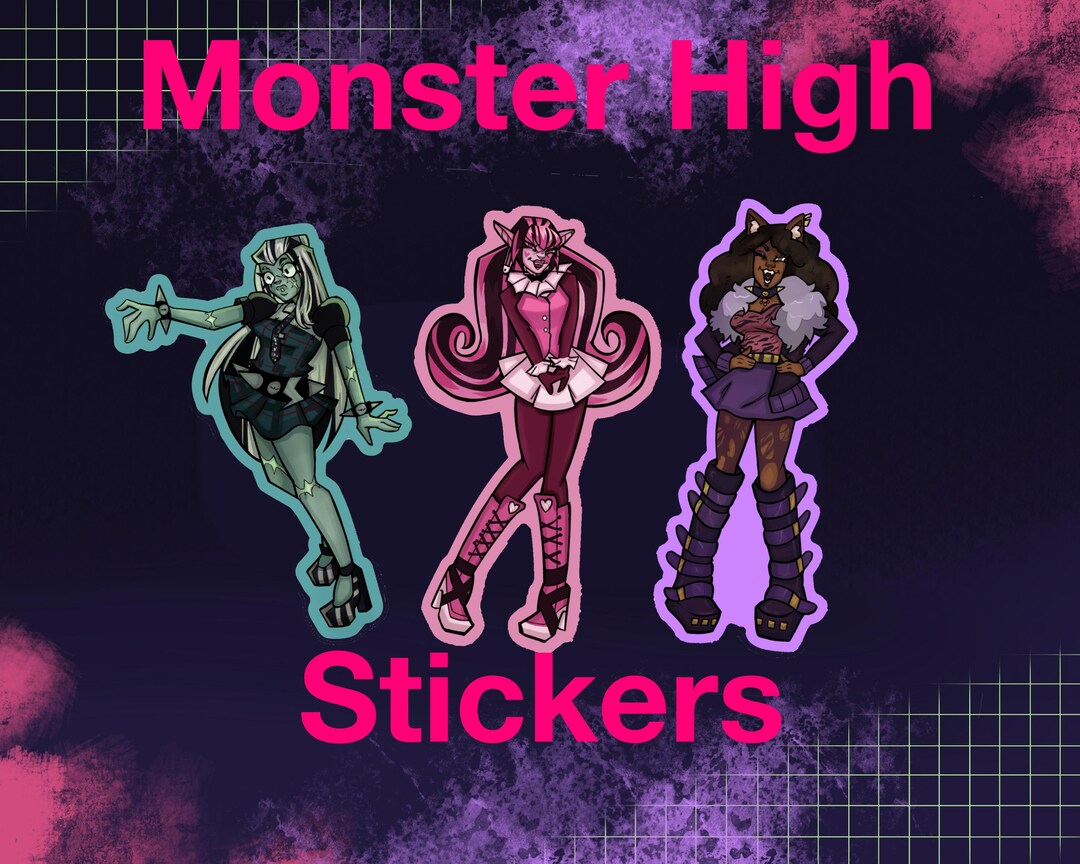 Monster High Stickers!!! - Etsy