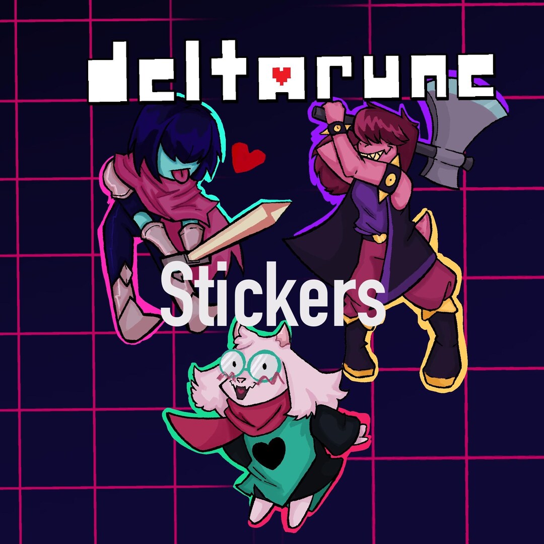 DELTARUNE STICKERS!! - Etsy