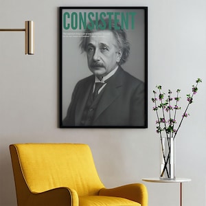 Printable Wall Art Albert Einstein Quote, Inspirational Poster, Digital ...