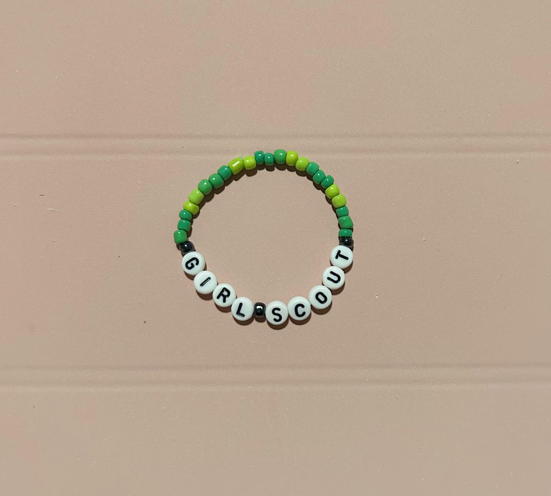 Beaded Girl Scout Bracelet | Handmade Jewelry | Girl Scout | Bulk ...