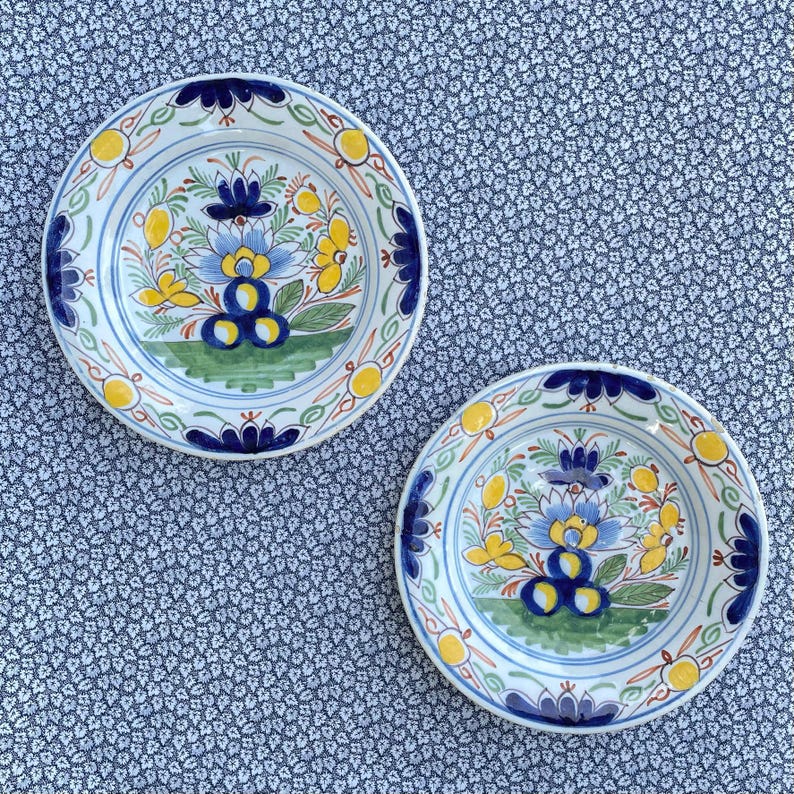 A Dutch Delft Plate, Late 18th Century - Etsy