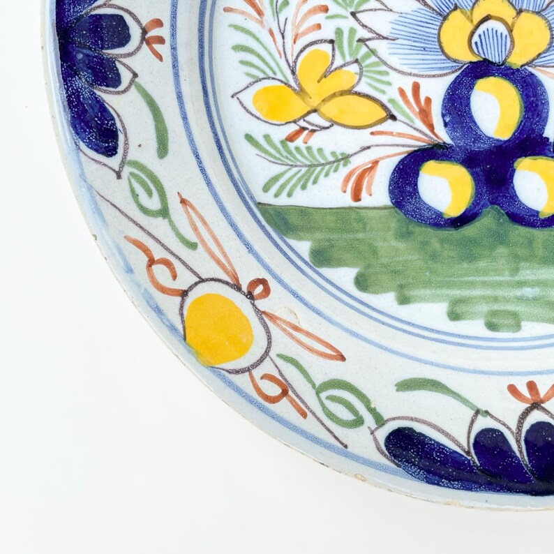 A Dutch Delft Plate, Late 18th Century - Etsy