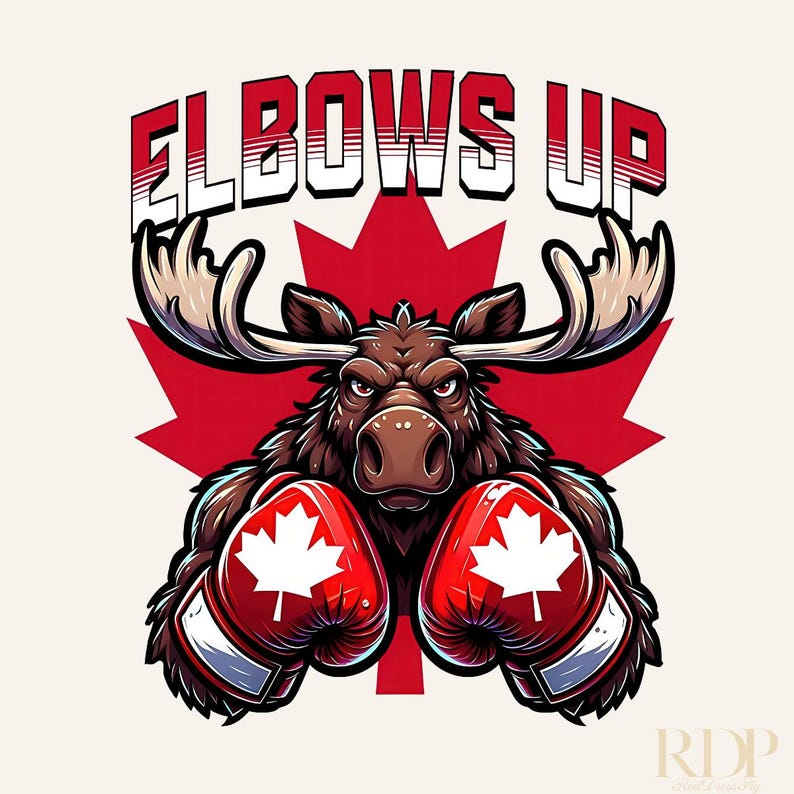 Canadian Elbows up PNG, Anti Tariffs Graphic Design Clipart for ...
