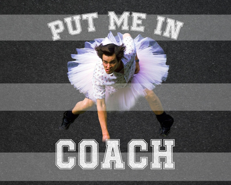 Ace Ventura Pet Detective Vintage Png, Put Me in Coach Png, Comedy ...