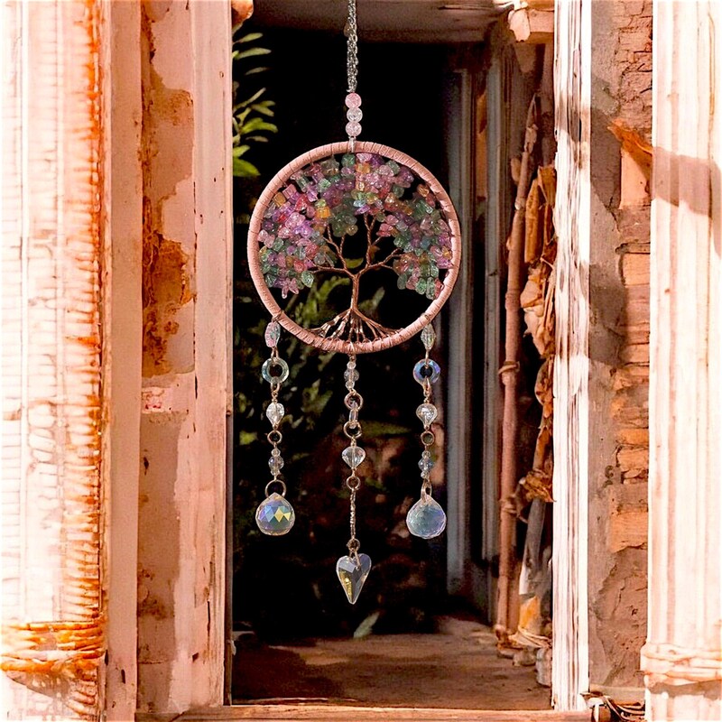 Crystal Dreamcatcher - Etsy