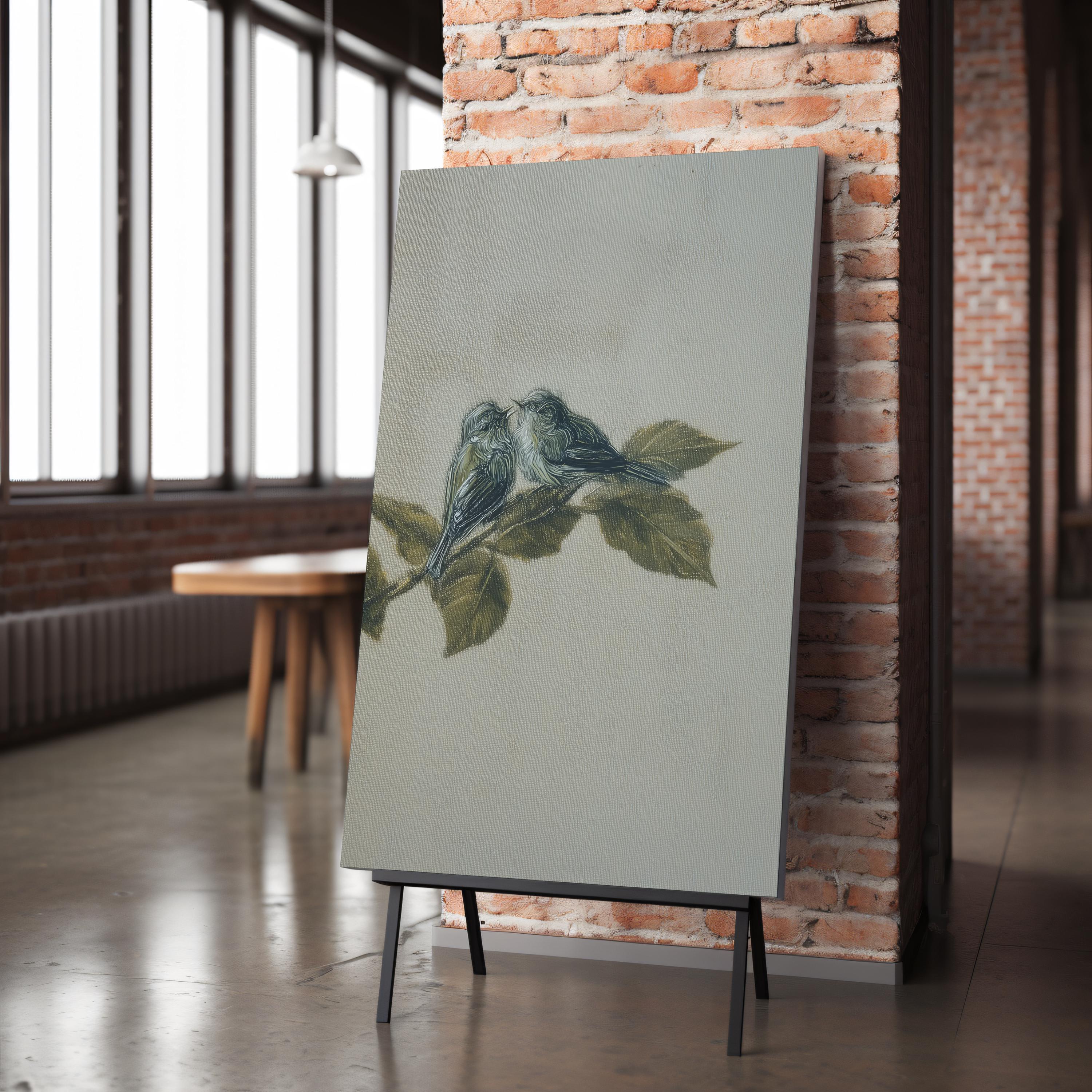 Vintage Bird Branch Print – Romantic Cottagecore Wall Art (digital ...