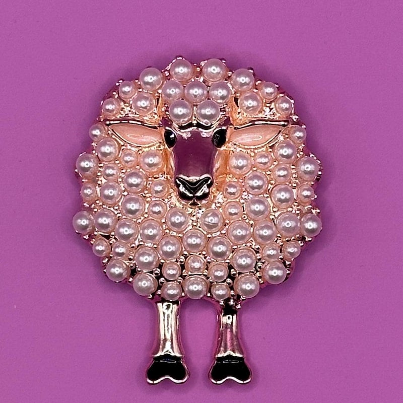 Sheep Brooch - Etsy